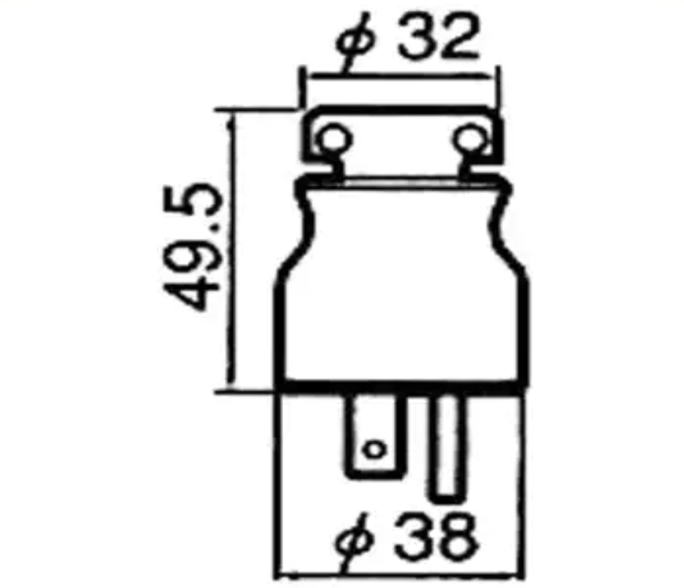 Phích cắm Panasonic 3 chân, điện áp 125V - WF5015B
